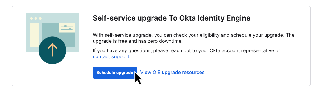 Upgrading to Okta Identity Engine