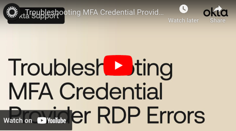 Community Blog Post: 🎬 Okta Support How To Videos: Troubleshooting MFA ...