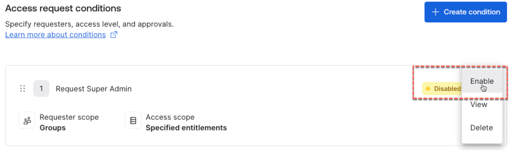 How to Create a Request Type with Govern Okta Admin Roles