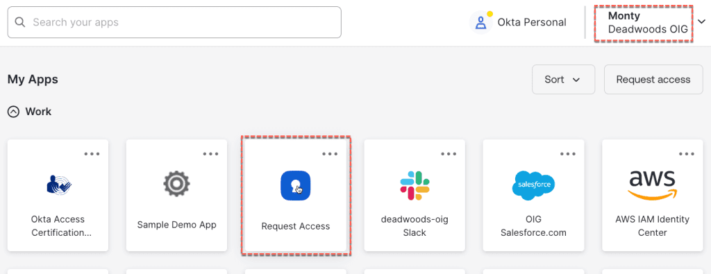 How to Create a Request Type with Govern Okta Admin Roles
