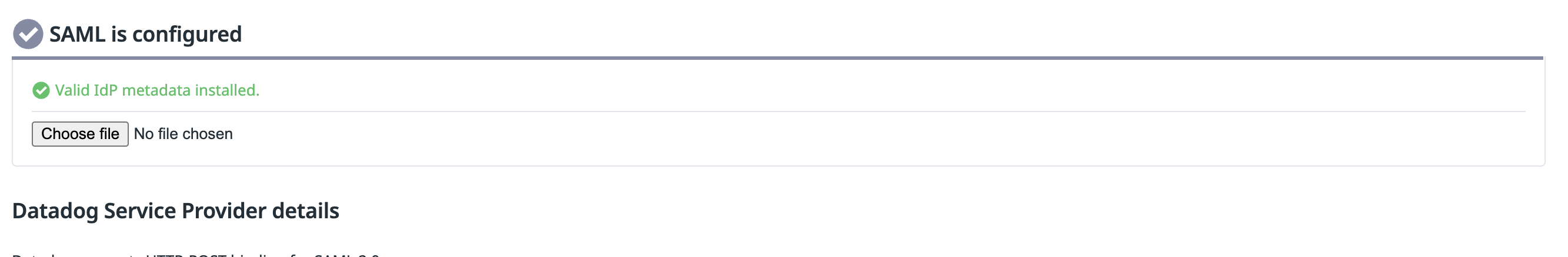 SAML Error - Datadog Error "SAML Response is missing "InResponseTo ...