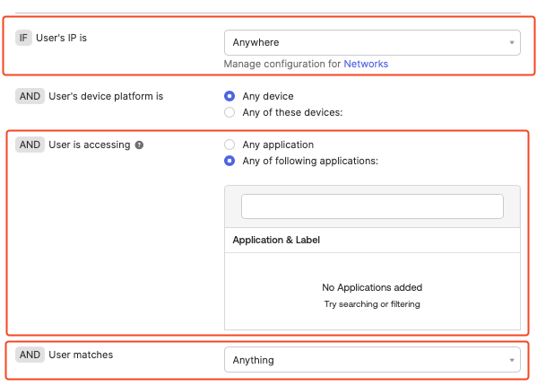 How to Exclude an Application from DSSO Authentication in Okta