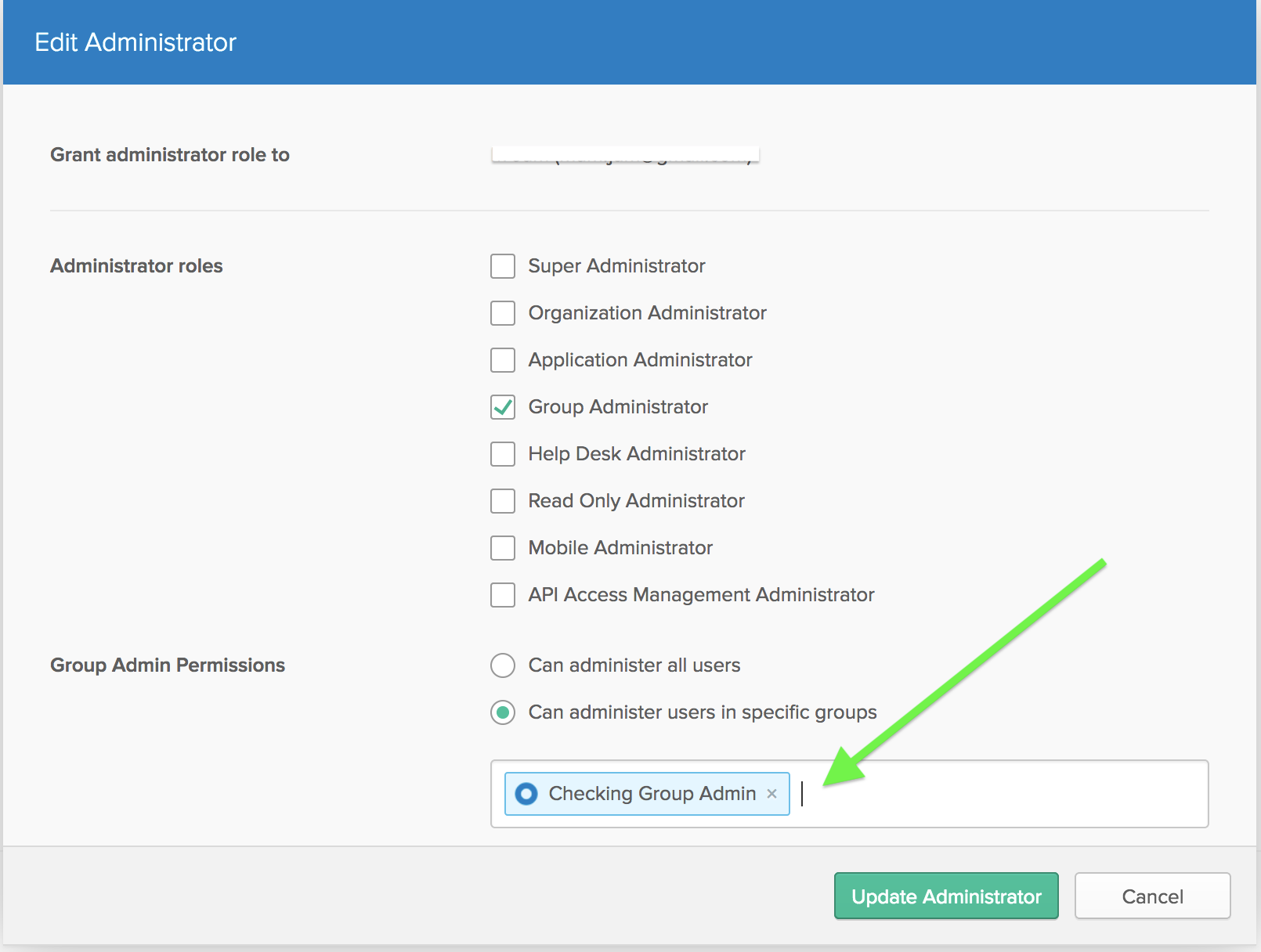 What are the limitations of a Group Admin who is allowed to managed ...