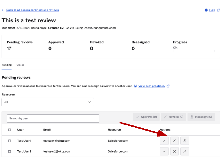Access Certification - Governance with a Grace Period