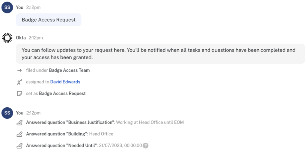 OIG Access Requests – Calling an Okta Workflow from Within a Request Type