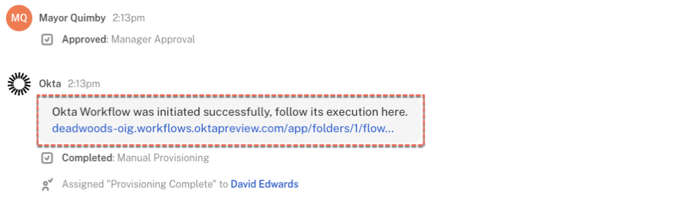 OIG Access Requests – Calling an Okta Workflow from Within a Request Type