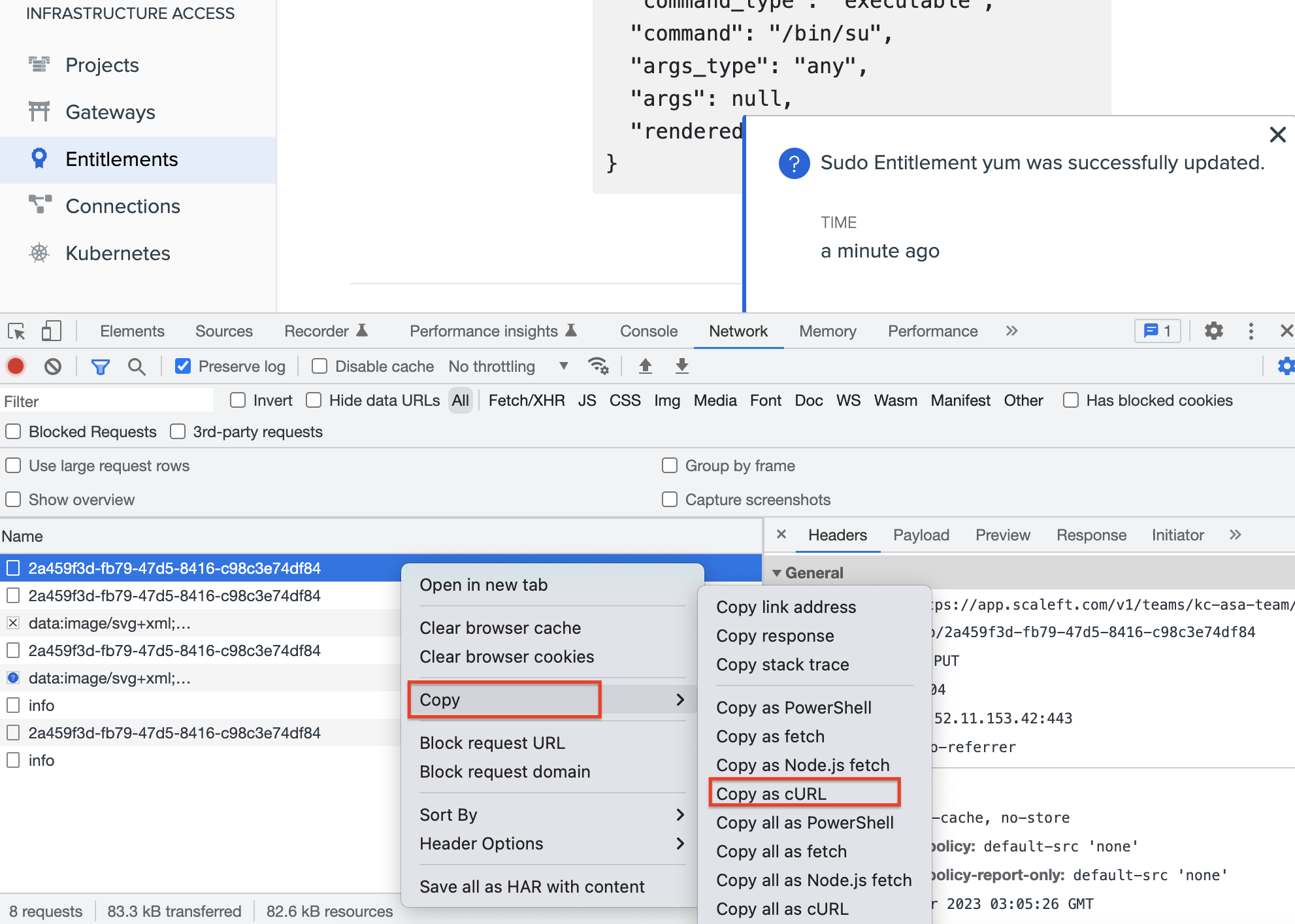 Okta ASA - How-to get API Calls for All UI Operations