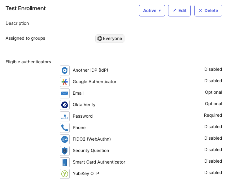 MFA Prompt when Performing the First Authentication in Okta