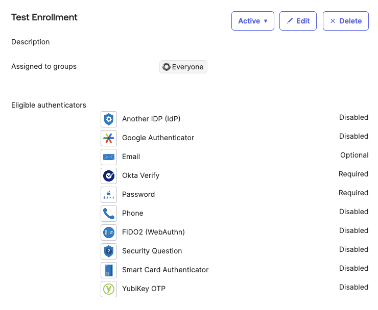 MFA Prompt when Performing the First Authentication in Okta