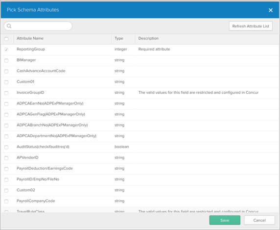 Concur Provisioning Integration