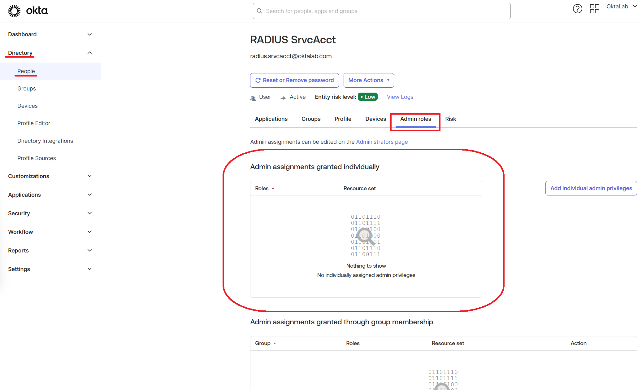 RADIUS Agent Error "ERROR - Failed to get radius apps from Okta com. You do not have permission ...