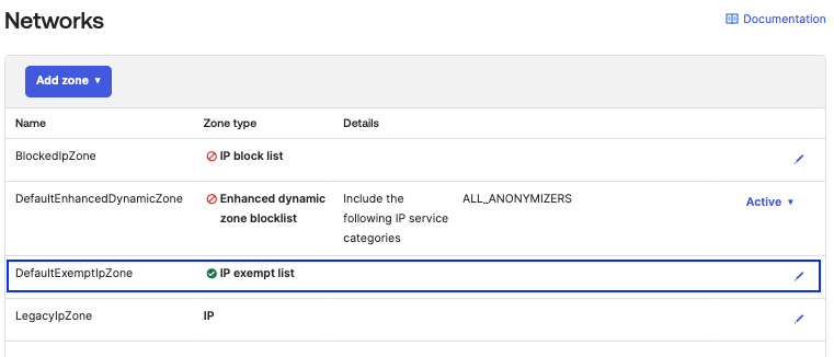 How to Allowlist an IP Blocked by Network Zones