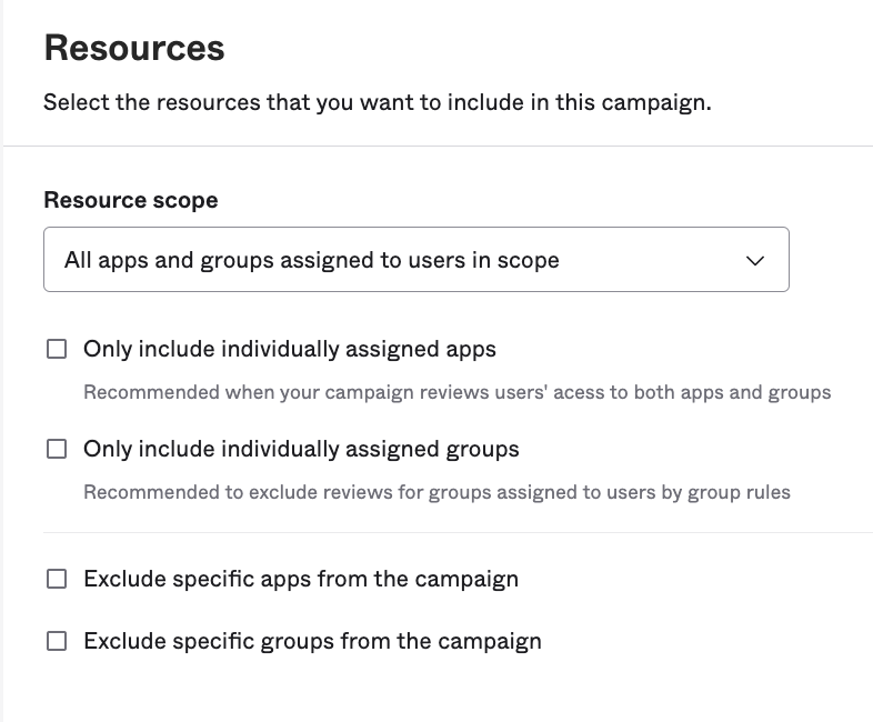 Using User Campaigns in Access Certification