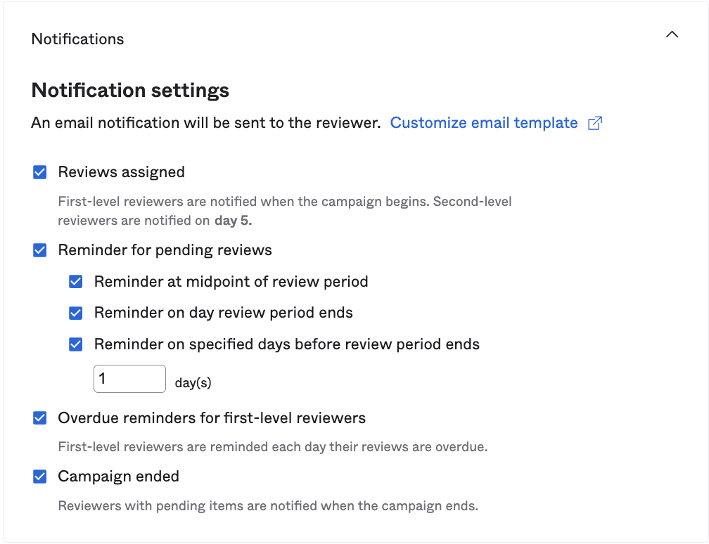 Using User Campaigns in Access Certification