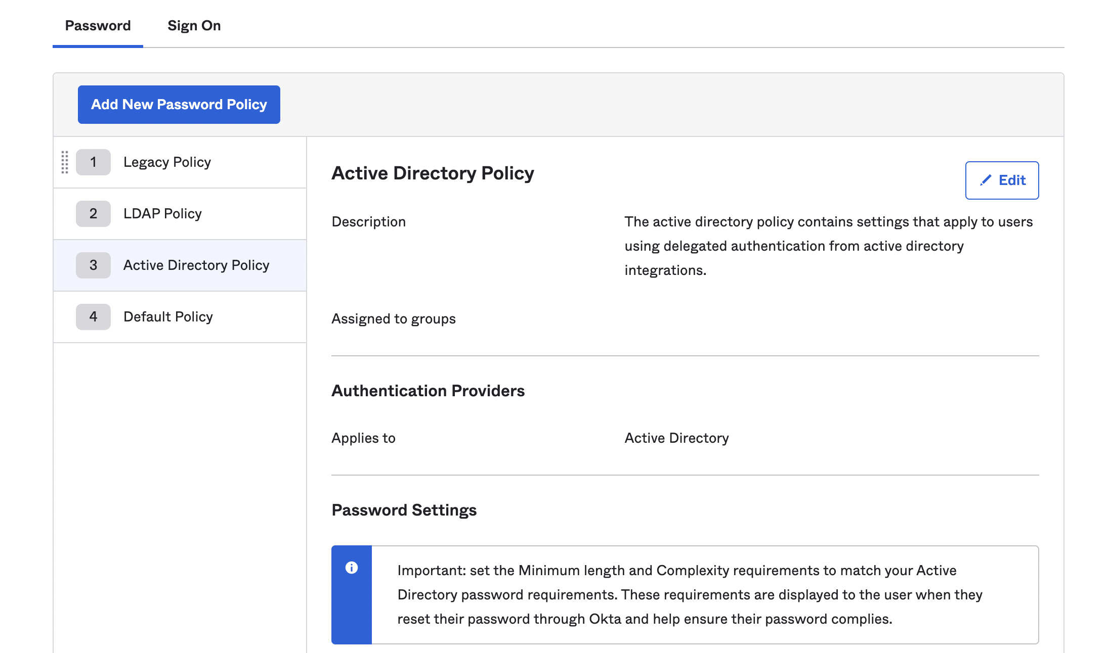 How to Determine Which Password Policy Applies to Okta and Which to ...
