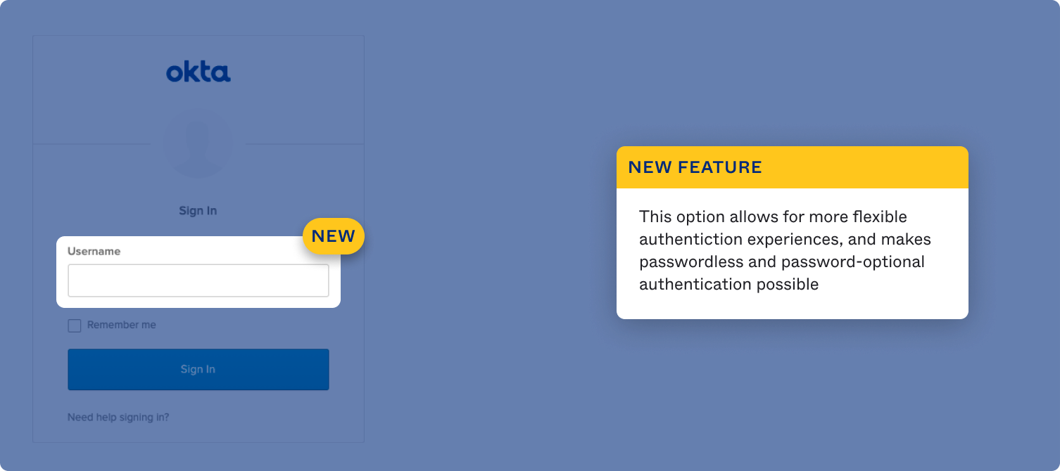 Sign-In Widget improvements