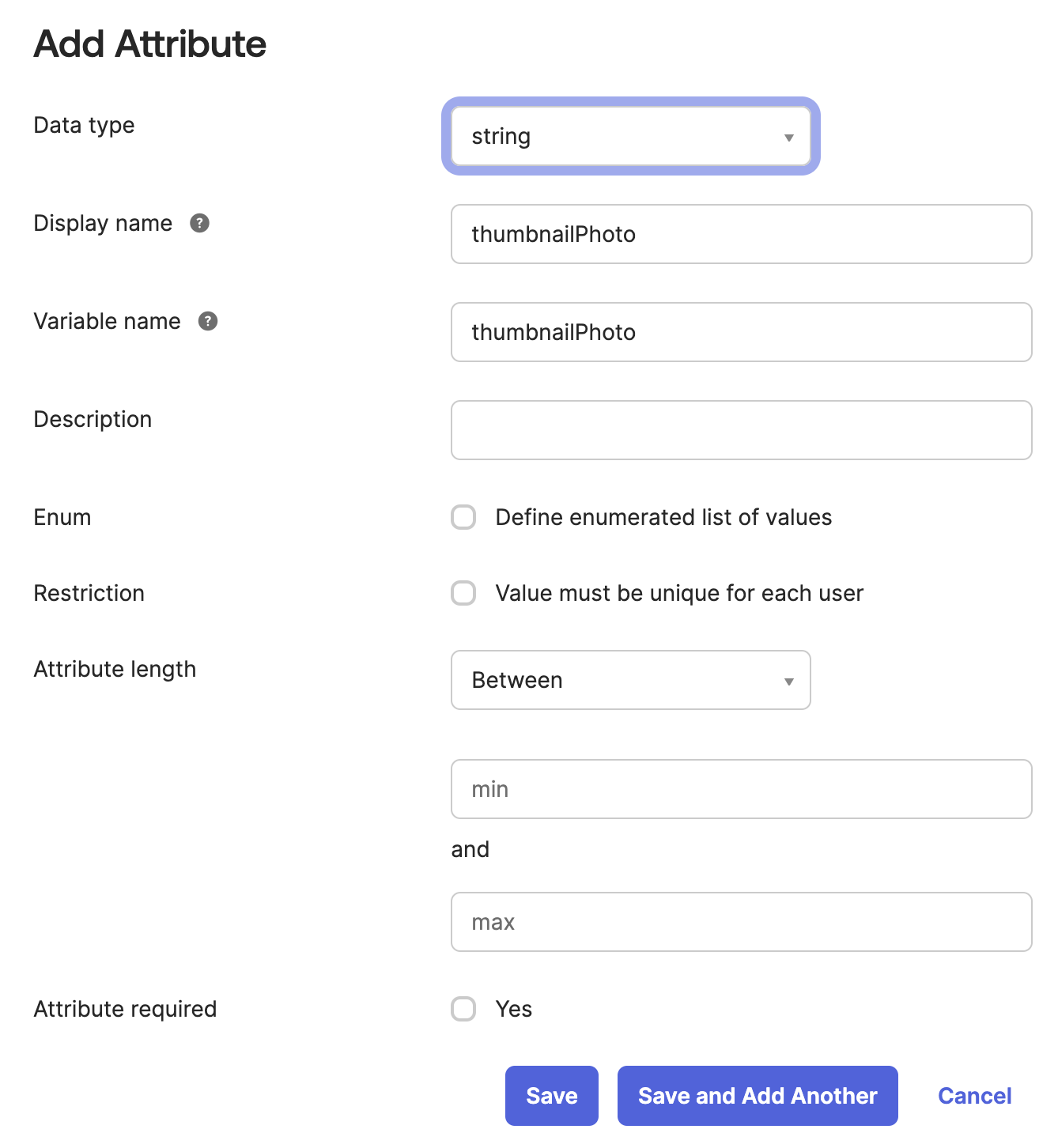 Mapping thumbnailPhoto Attribute from AD to Okta
