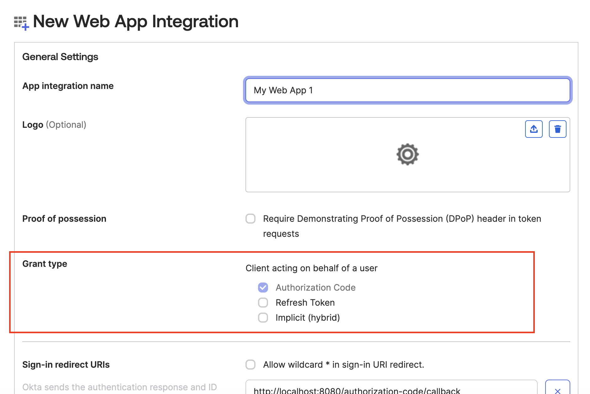 Client Credentials Grant Type Missing for OIDC Web App