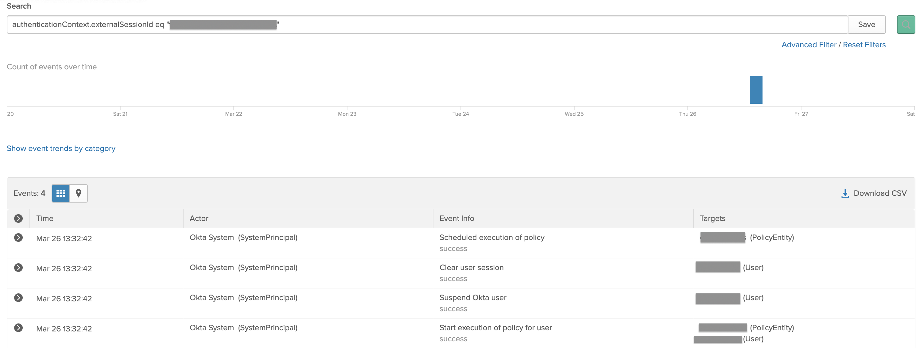 Checking Logs For Okta Automations
