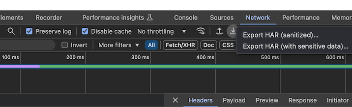 Exporting Browser Log Files For Troubleshooting