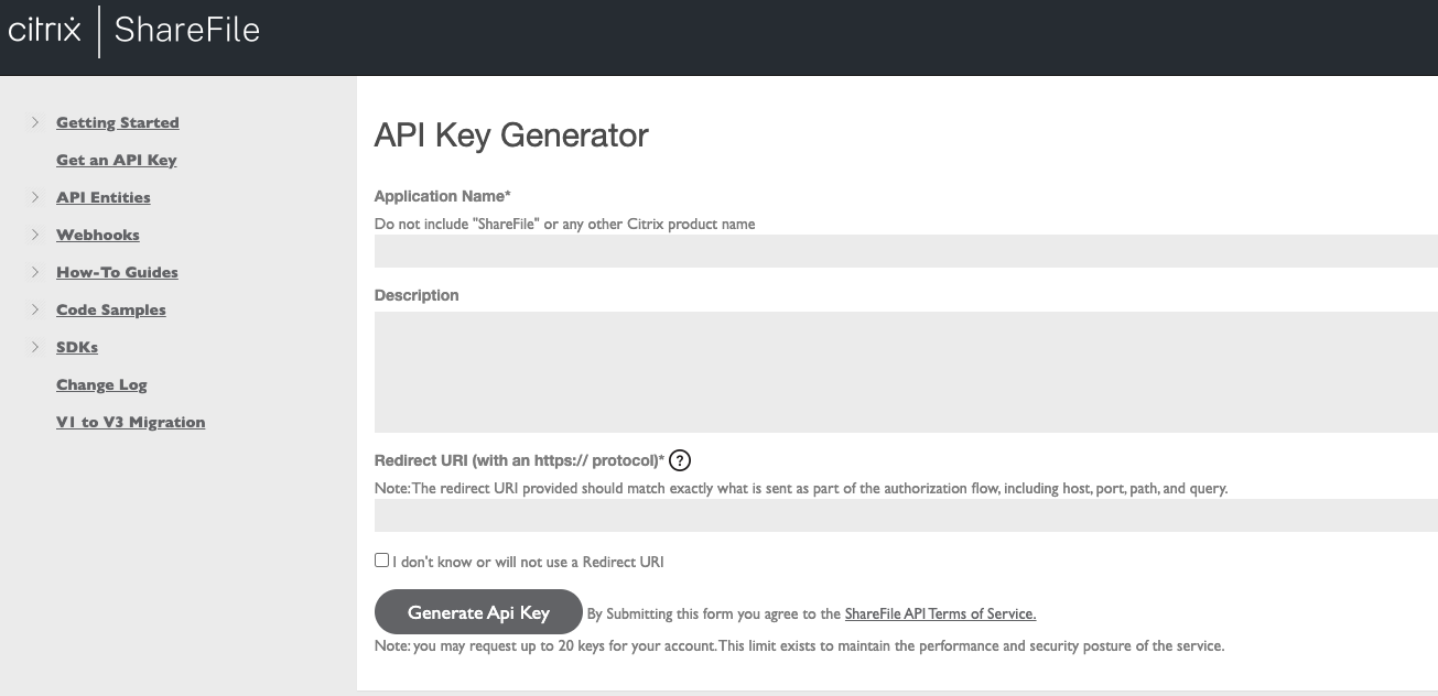 How to Configure Provisioning for OAuth ShareFile Integration