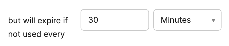 Refresh Token Idle Lifetime