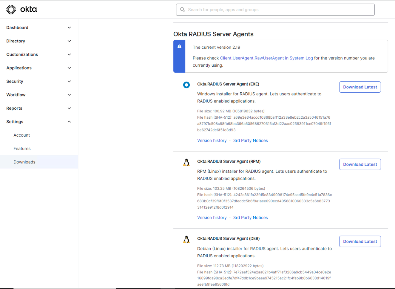 Install the RADIUS Windows Agent