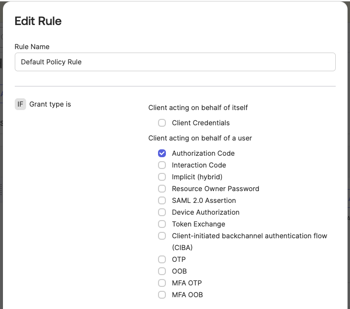Encountering "unsupported_response_type" Error for OIDC App