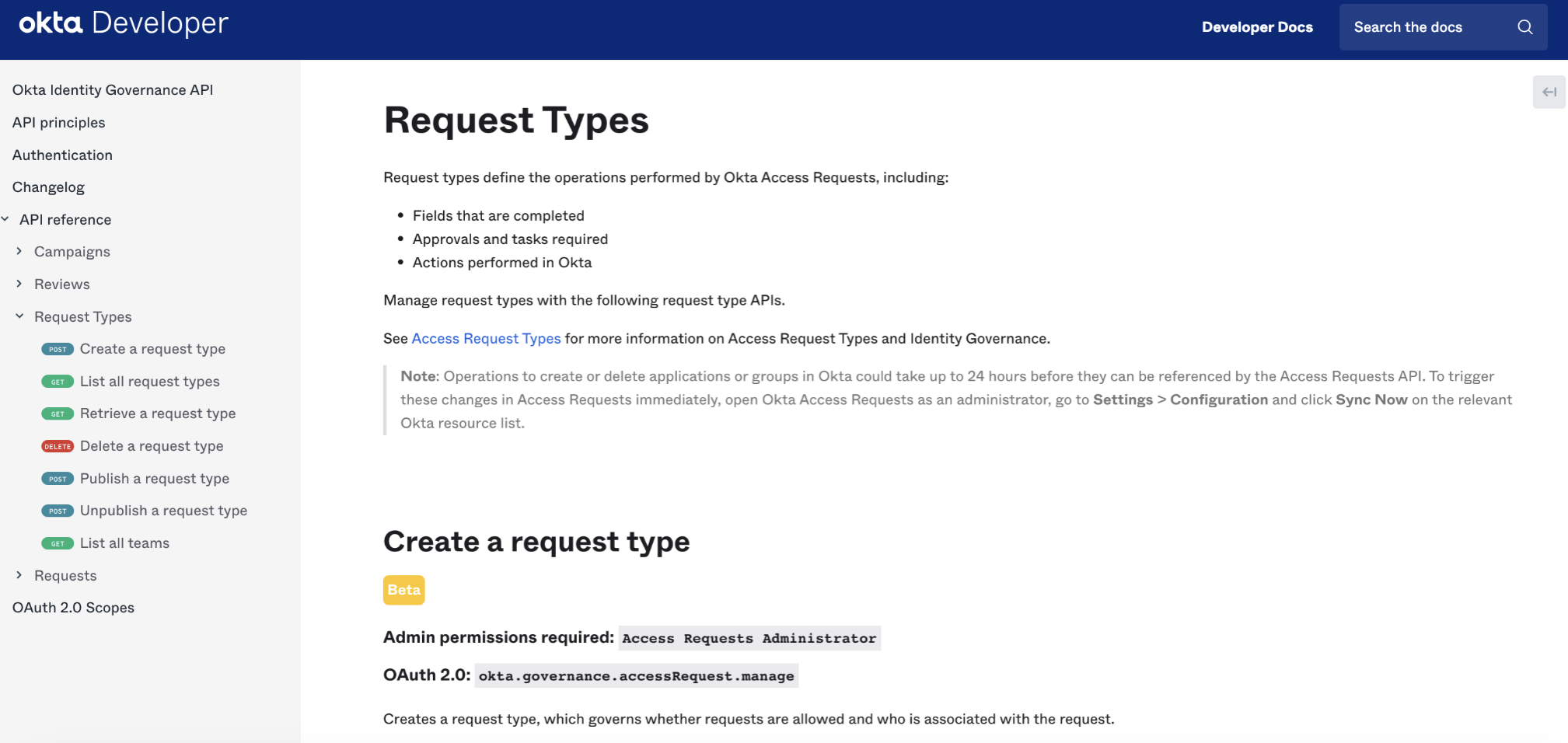 Guide on using the Okta Identity Governance APIs