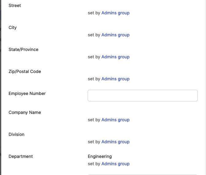 Usage of Group Type Attributes for Assignments