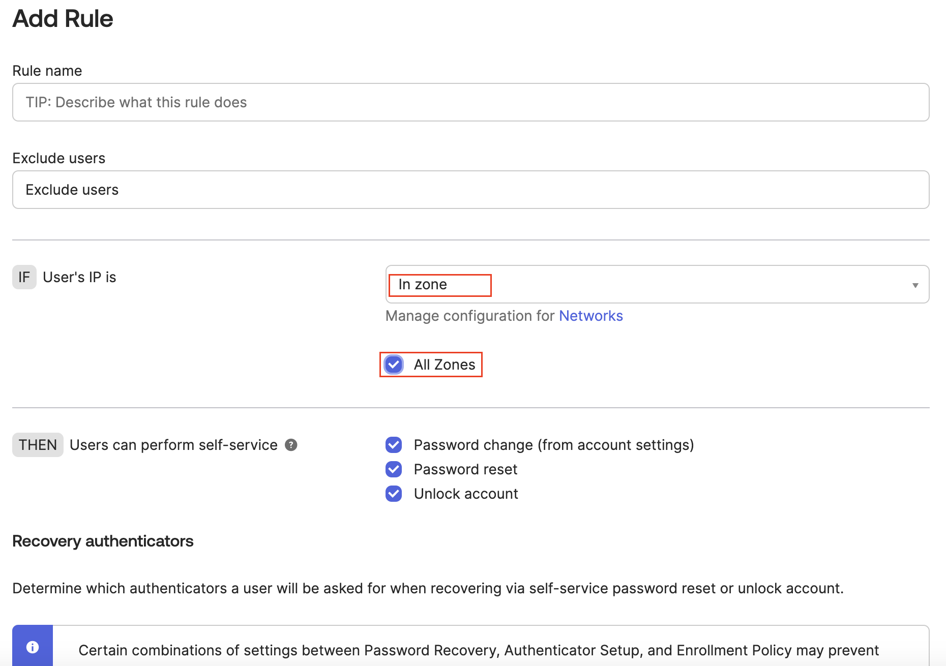 How to Set Password Policy so Okta User Password Does Not Expire