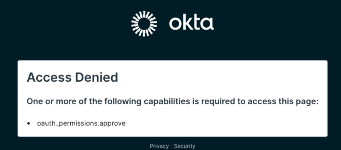 OPA Provisioning "Access Denied" Error Due to Missing Oauth Approve Permissions