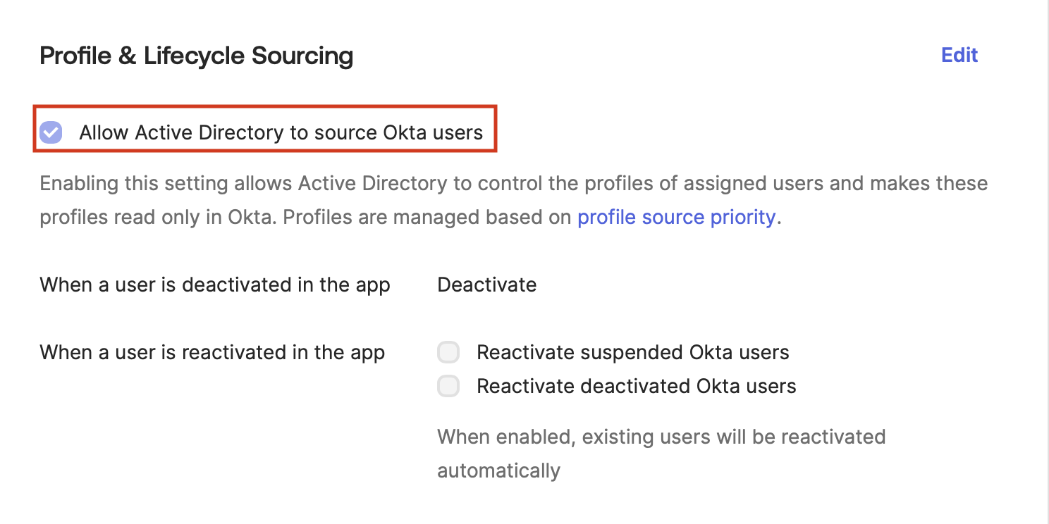 Unable to Configure Active Directory Attributes to Create and Update