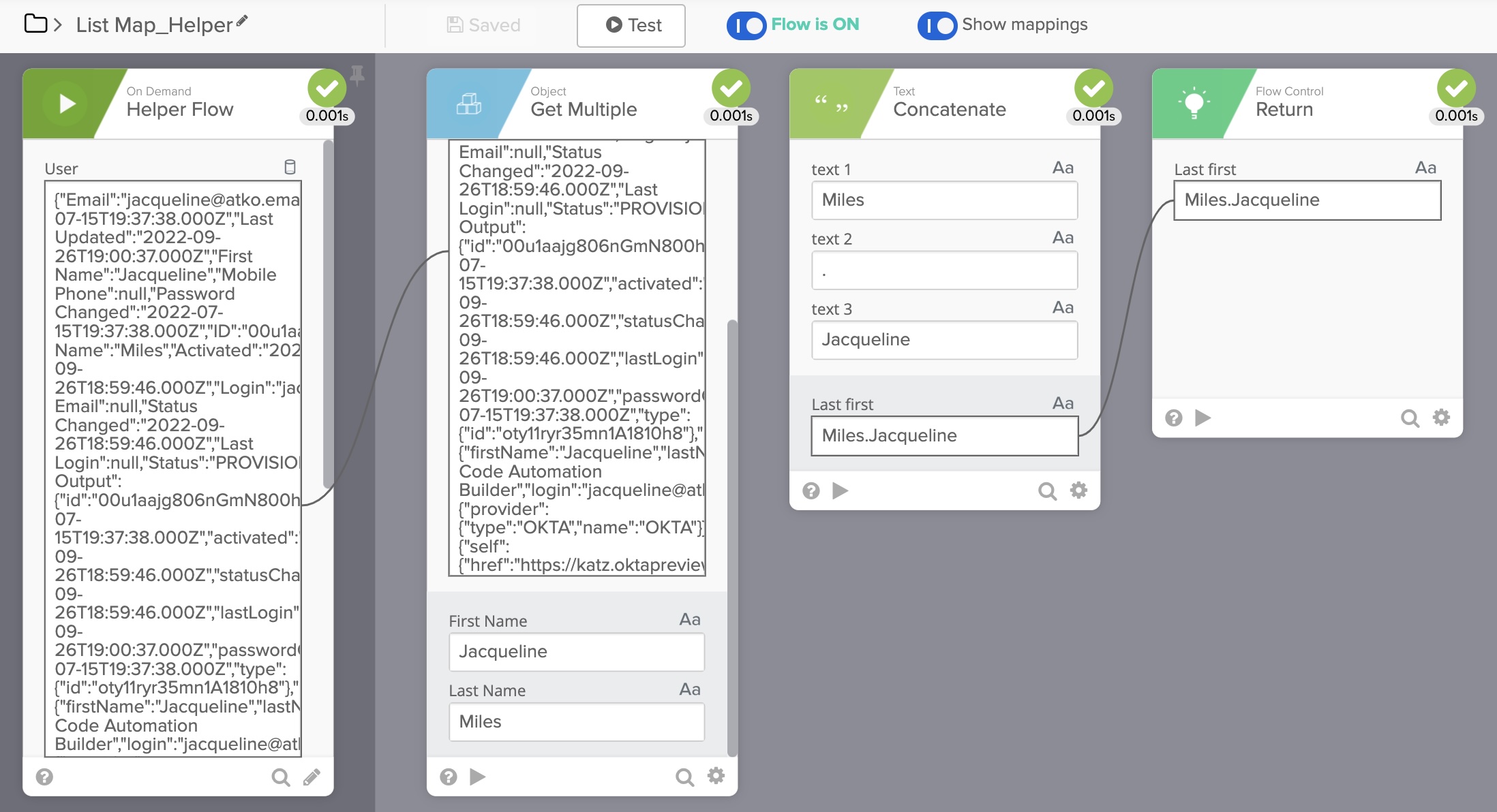 How to Iterate Over Items and Create a New List in Workflows (Using the List – Map Card)