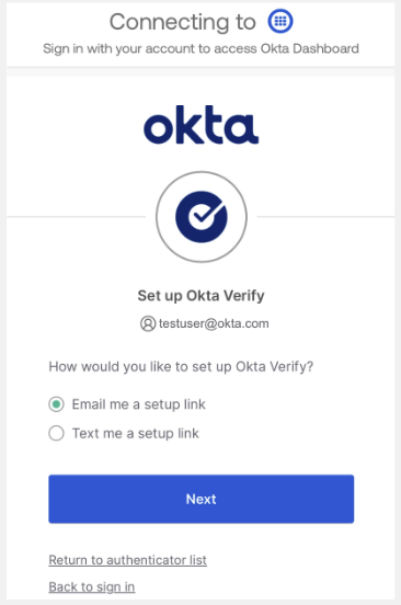 FastPass Same-Device Enrollment UI Update