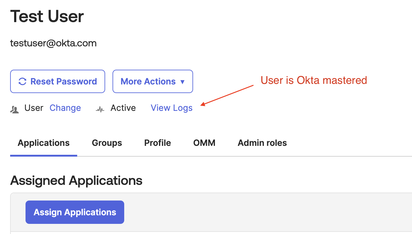 How to Determine if a User is Profile Mastered by Okta