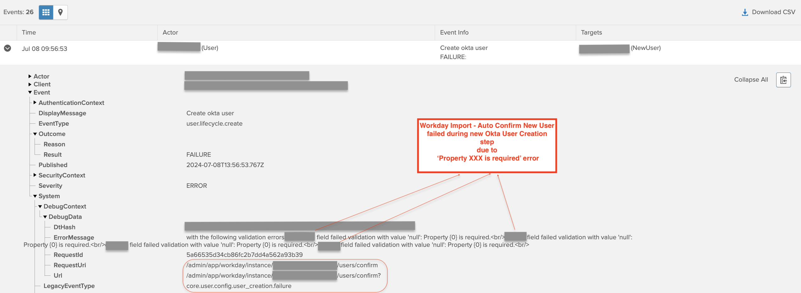 How to Fix Workday Import with Confirm New User Action Error "Property ...