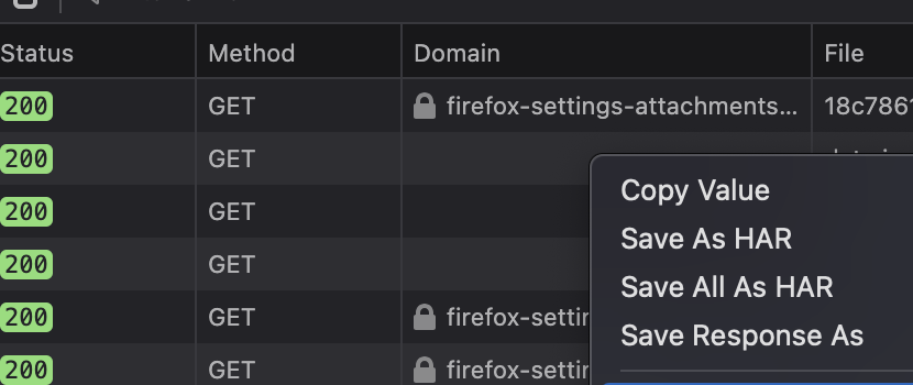 Exporting Browser Log Files For Troubleshooting